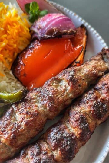 Kabob Koobideh (Juicy Skewered Grilled Persian Kabobs) - Mulberry Blvd