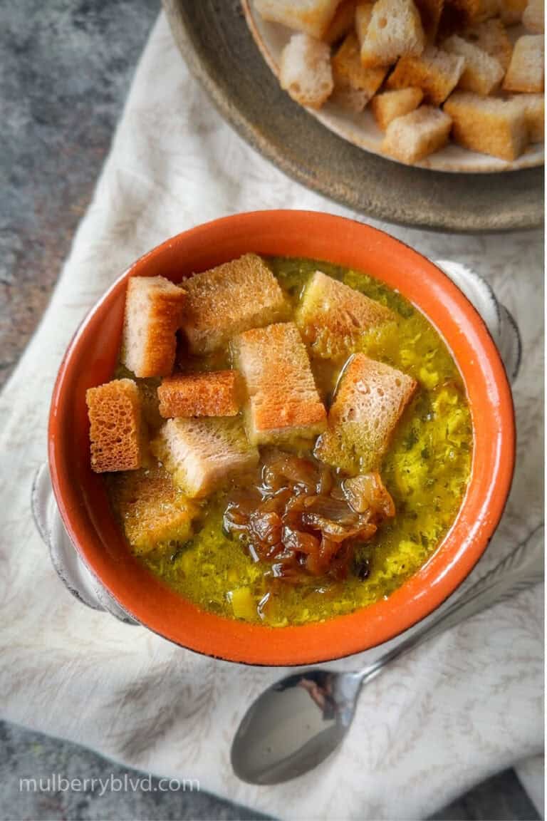 Eshkeneh (Traditional Persian Onion Soup Recipe) - Mulberry Blvd